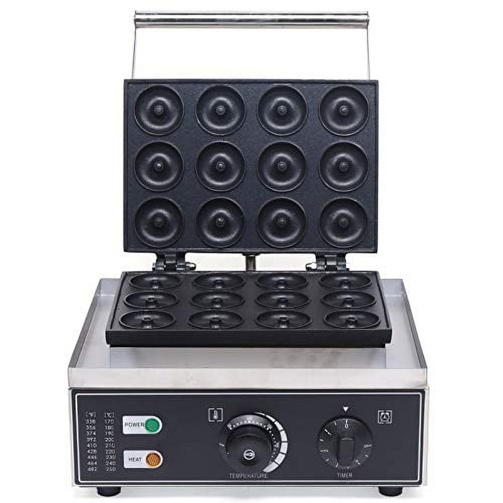 Electric Donut Maker, 12 Holes Commercial Donut Machine With Non-stick ...