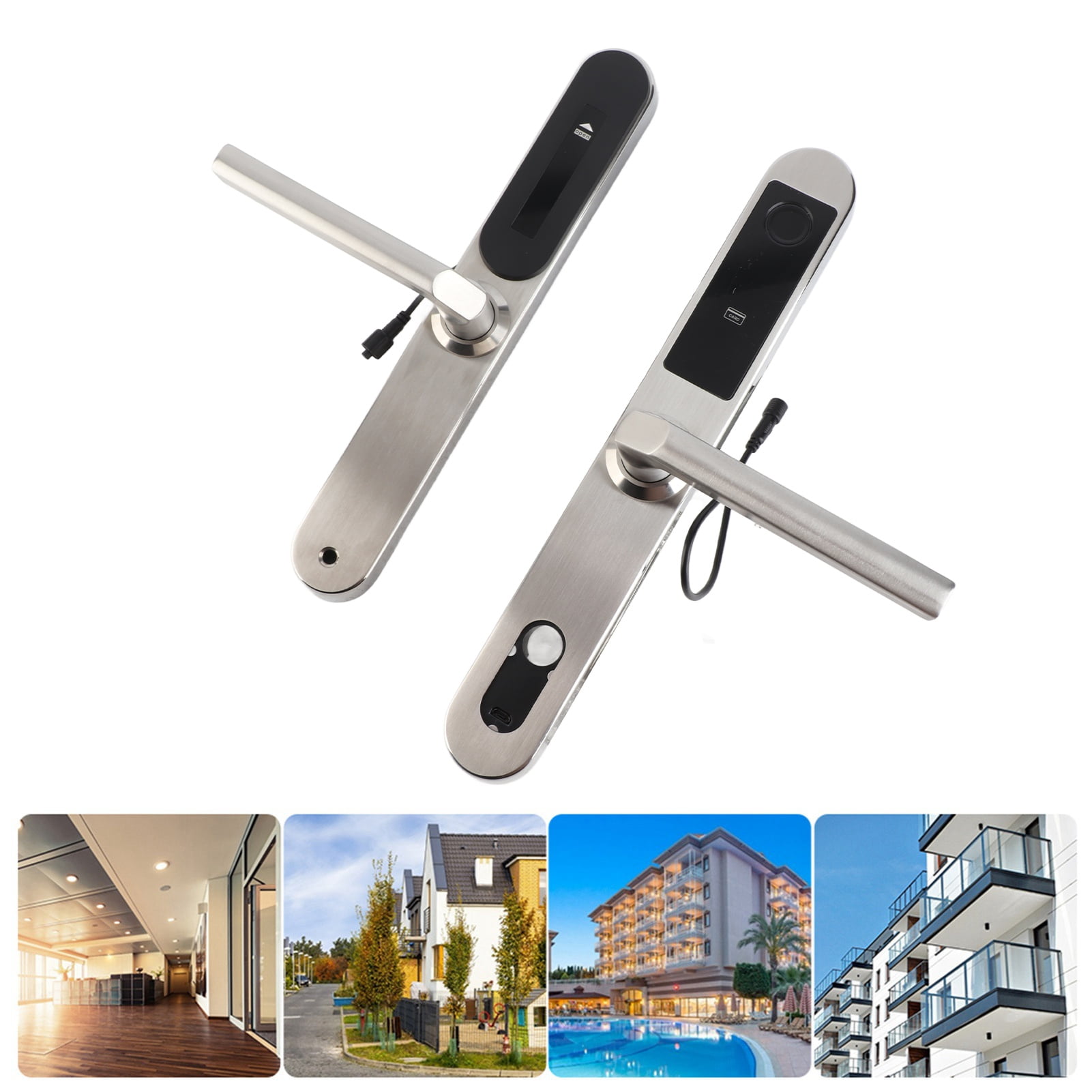 Electric Door Lock, Digital Door Lock IC Magnetic Card Unlock ...