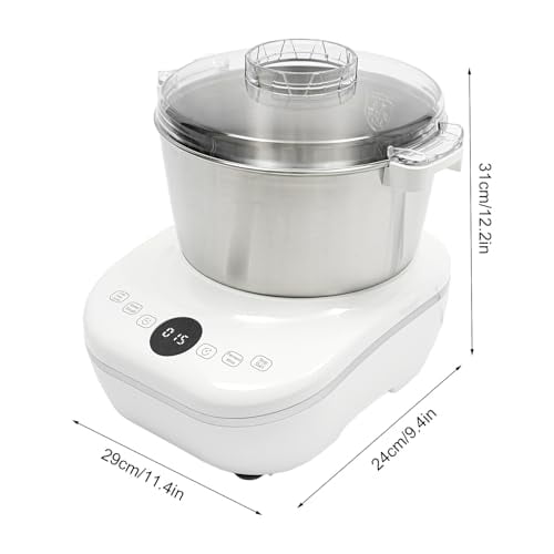 Electric Dough Maker, 5L Dough Mixer with Egg White Separator&Measuring ...
