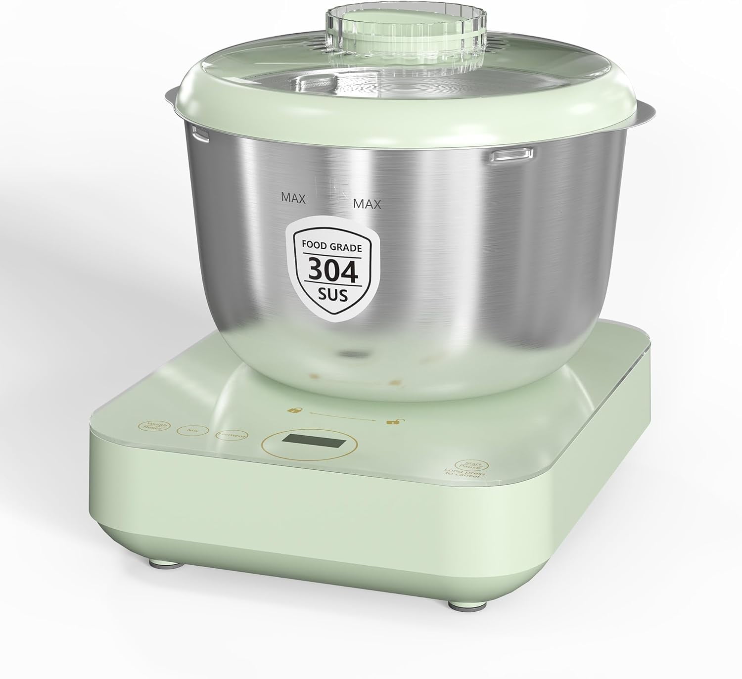 electric dough maker with ferment & weighing function, 5.2qt dough ...
