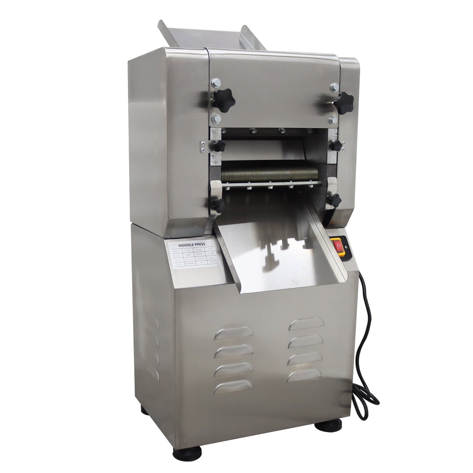 Electric Dough Roller Sheet Maker Vertical Noodle Machine Dough Press ...