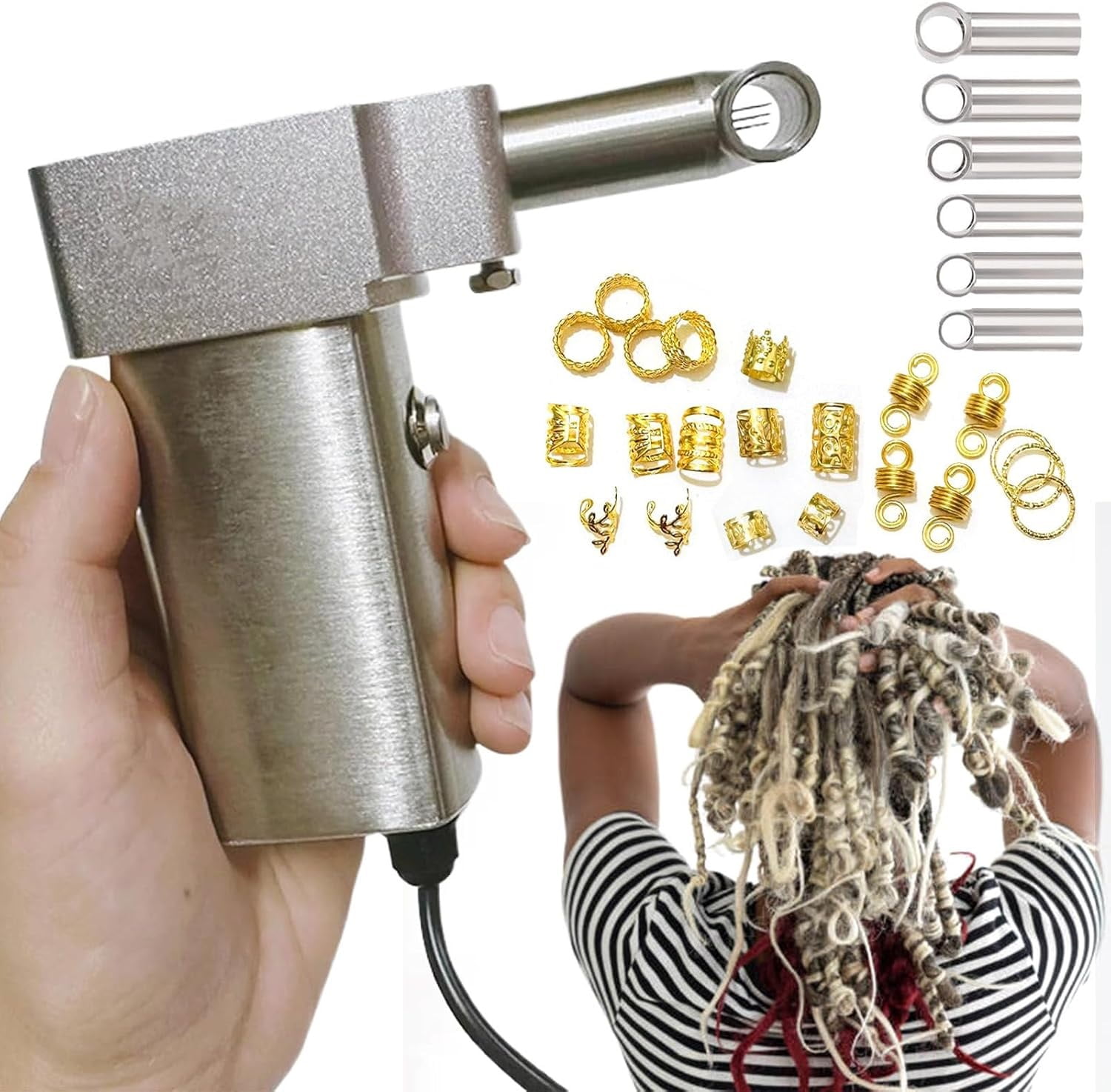 Electric Dreadlocks Tool Kit,Instant Dreadlock Machine for Locs ...