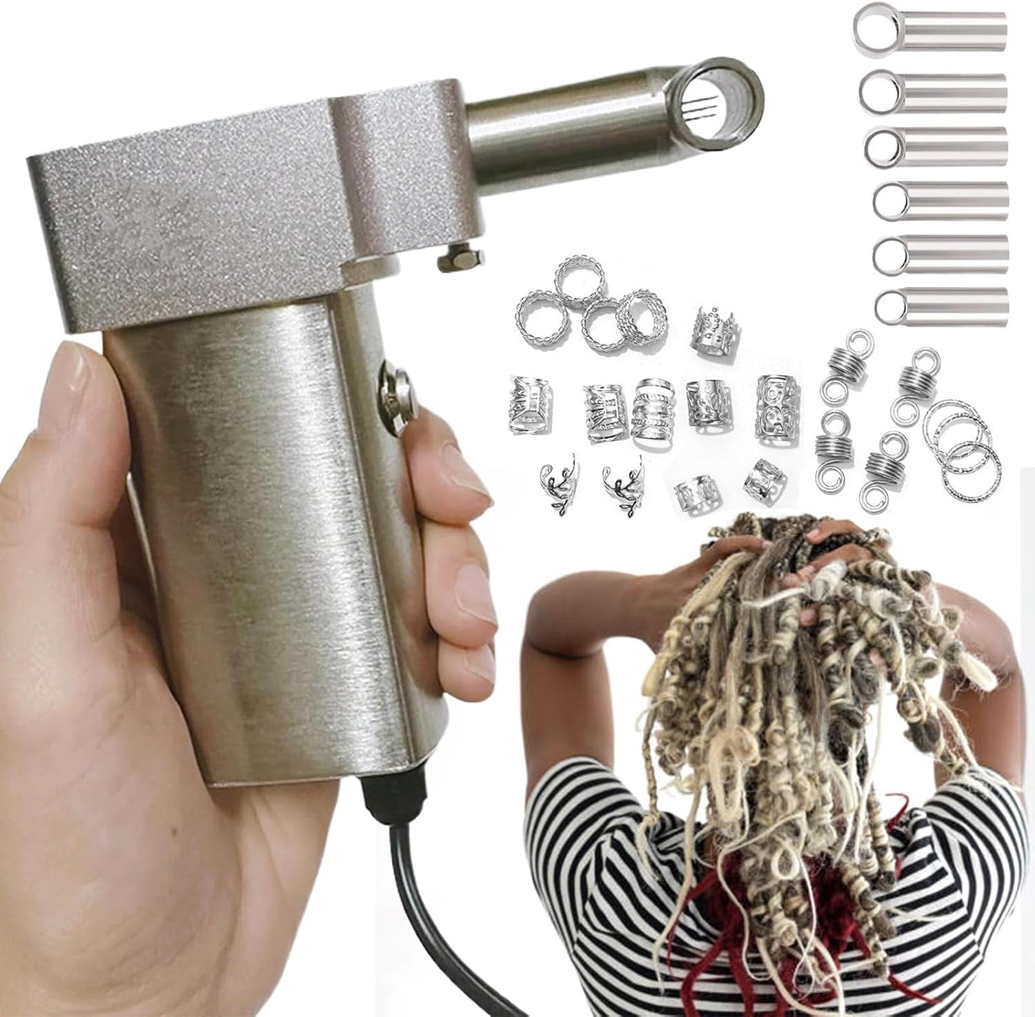 Electric Dreadlocks Tool Kit,Instant Dreadlock Machine for Locs ...