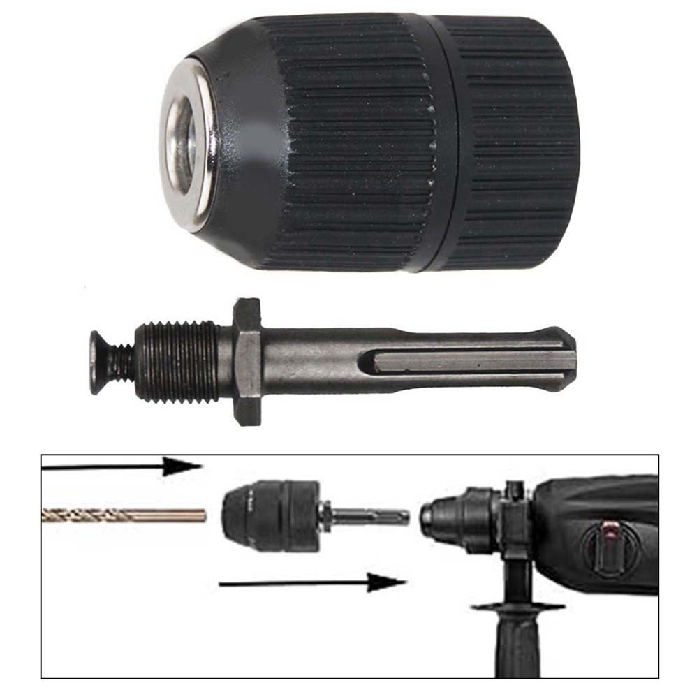 Electric Drill Chuck Wrench Electric Hammer Conversion Rod 2-13Mm ...