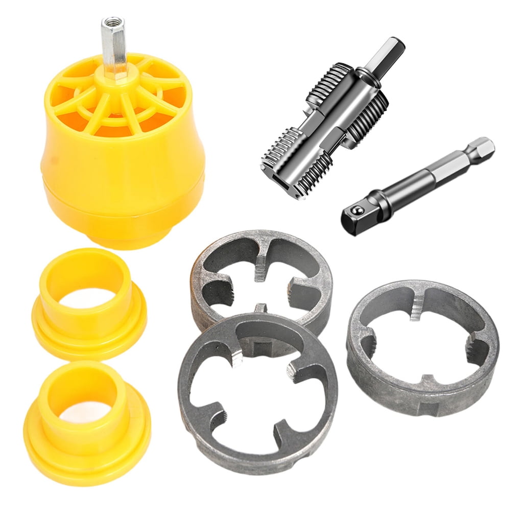Electric Drill Compatible PVC Pipe Threader Kit Electric Drill PVC ...