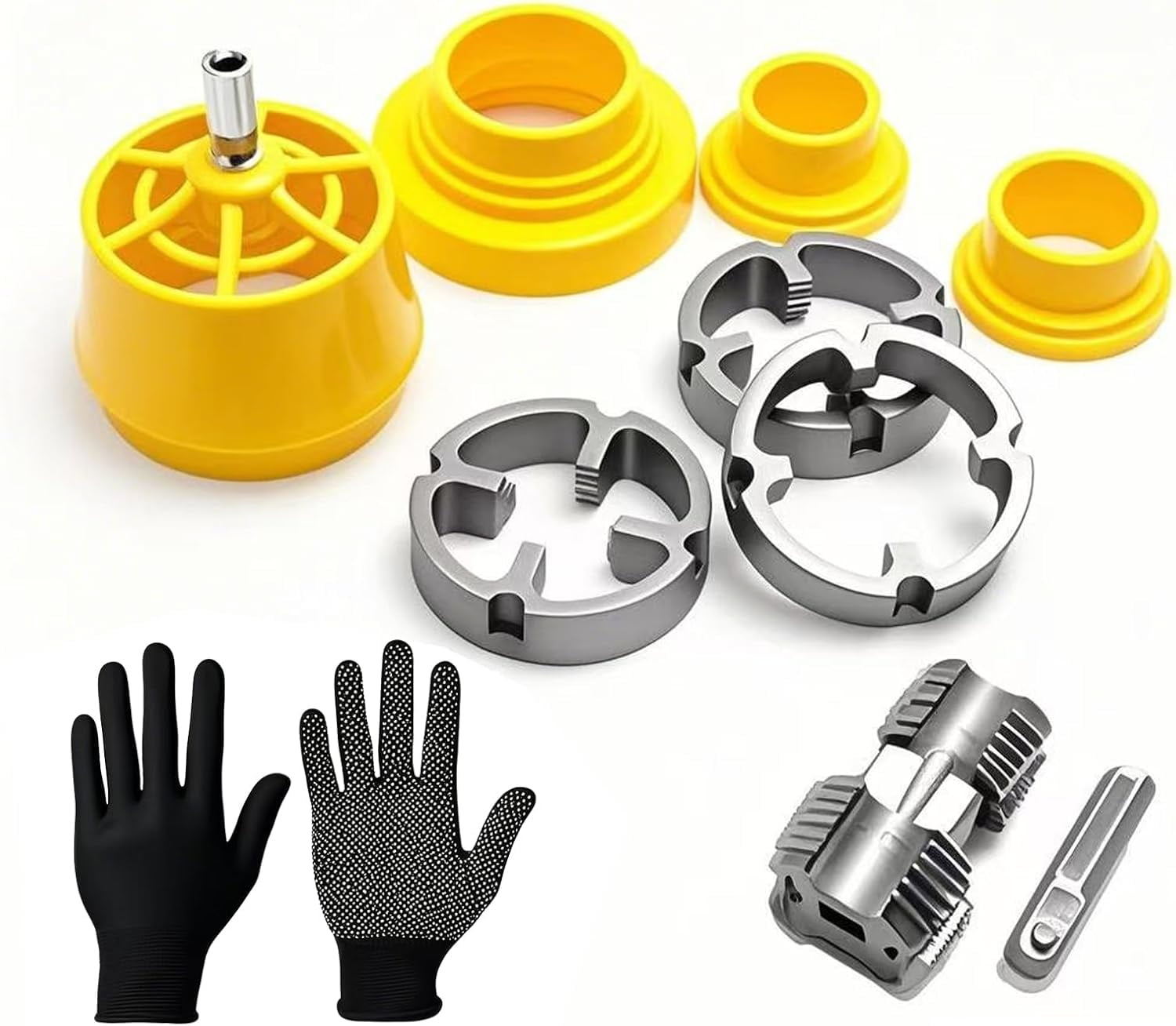 Electric Drill Compatible PVC Pipe Threader Kit, Plastic Pipe Threading ...