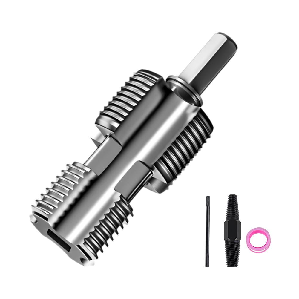 Electric Drill Compatible PVC Pipe Threader Kit with Various Die Sizes ...