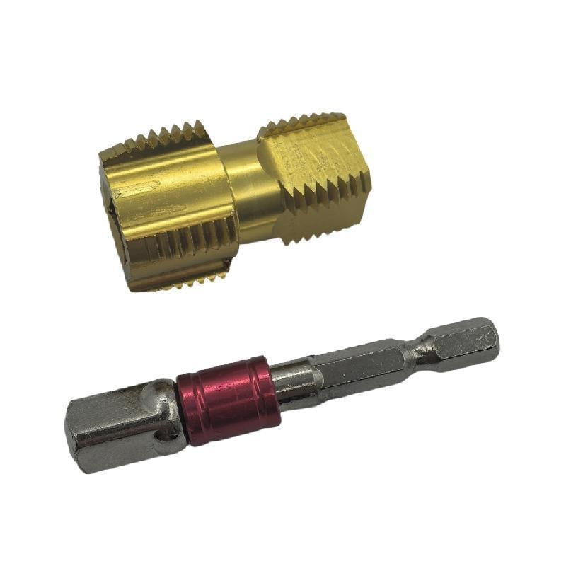 Electric Drill Compatible Pipe Tap Threading Tool for Plumbers and ...