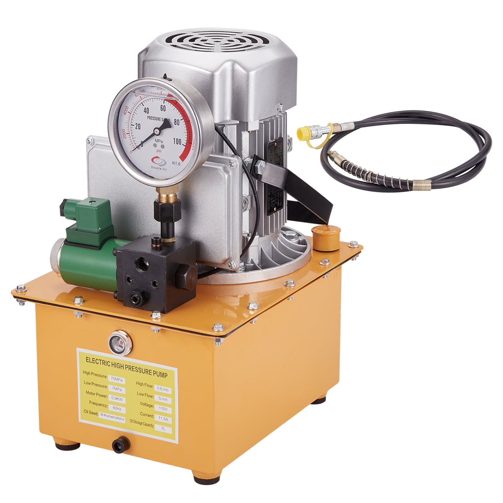 Electric Driven Hydraulic Pump 10000 Psi Manual Valve Hydraulic Power ...