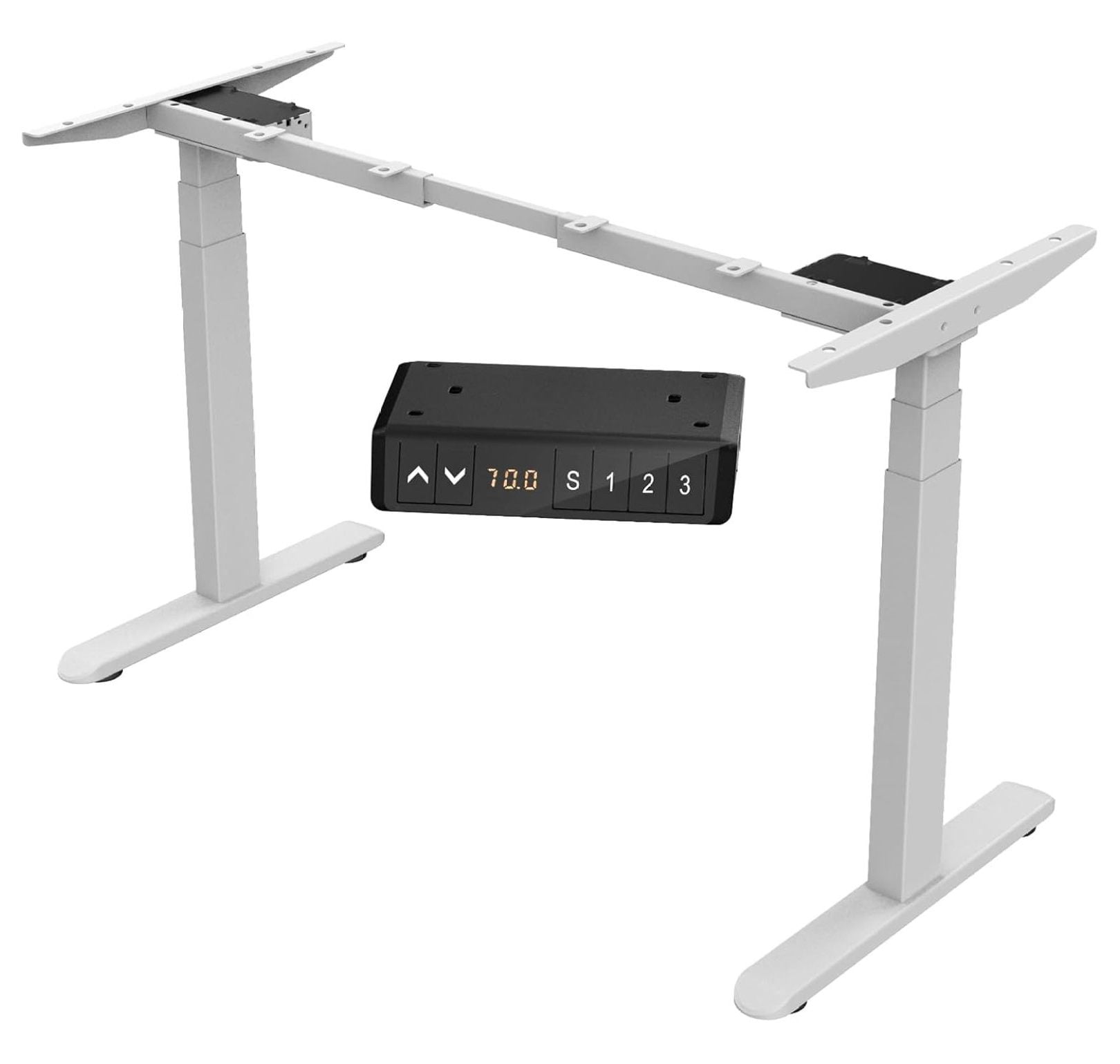 Electric Dual Motor Standing Desk Frame, Office Height Adjustable Heavy ...