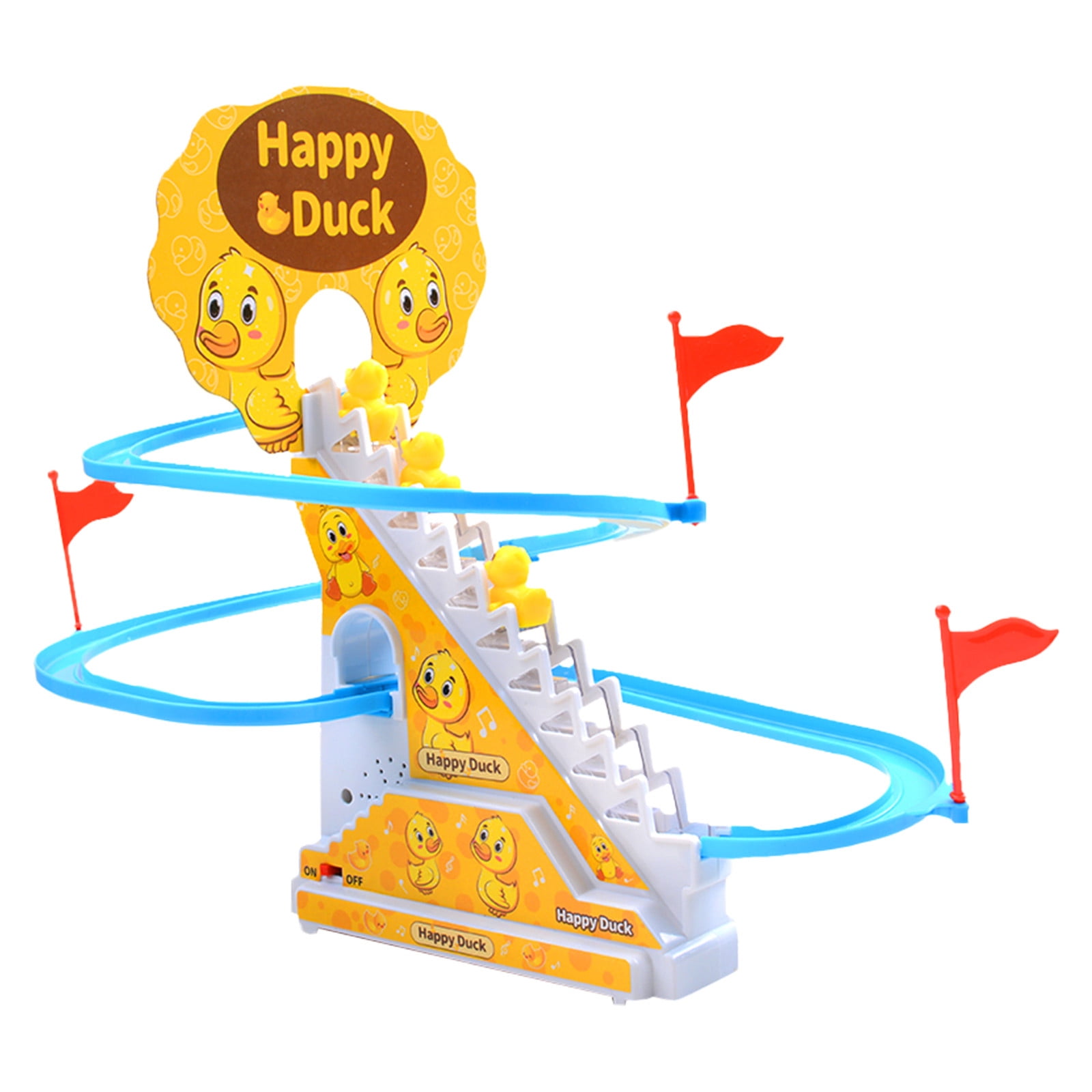 Electric Sliding Race Toy with Music & Puzzle Track, Interactive Train ...
