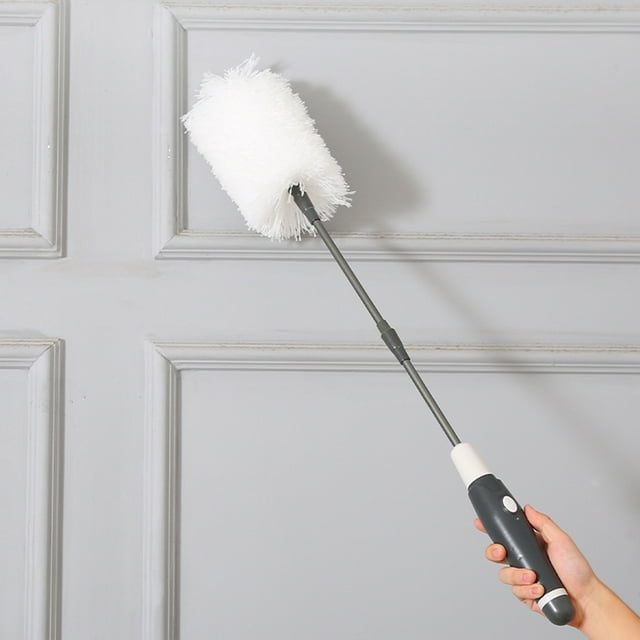 Electric Duster Cleaning Brush | 360° Rotating Fiber Bristles ...