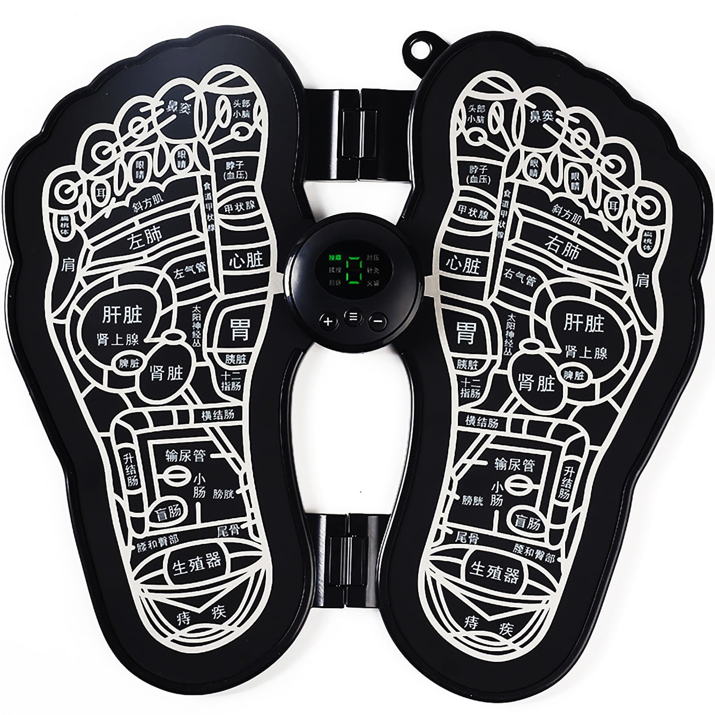 Electric EMS Foot Massager Pad, Feet Muscle Stimulator Foot Massage Mat ...