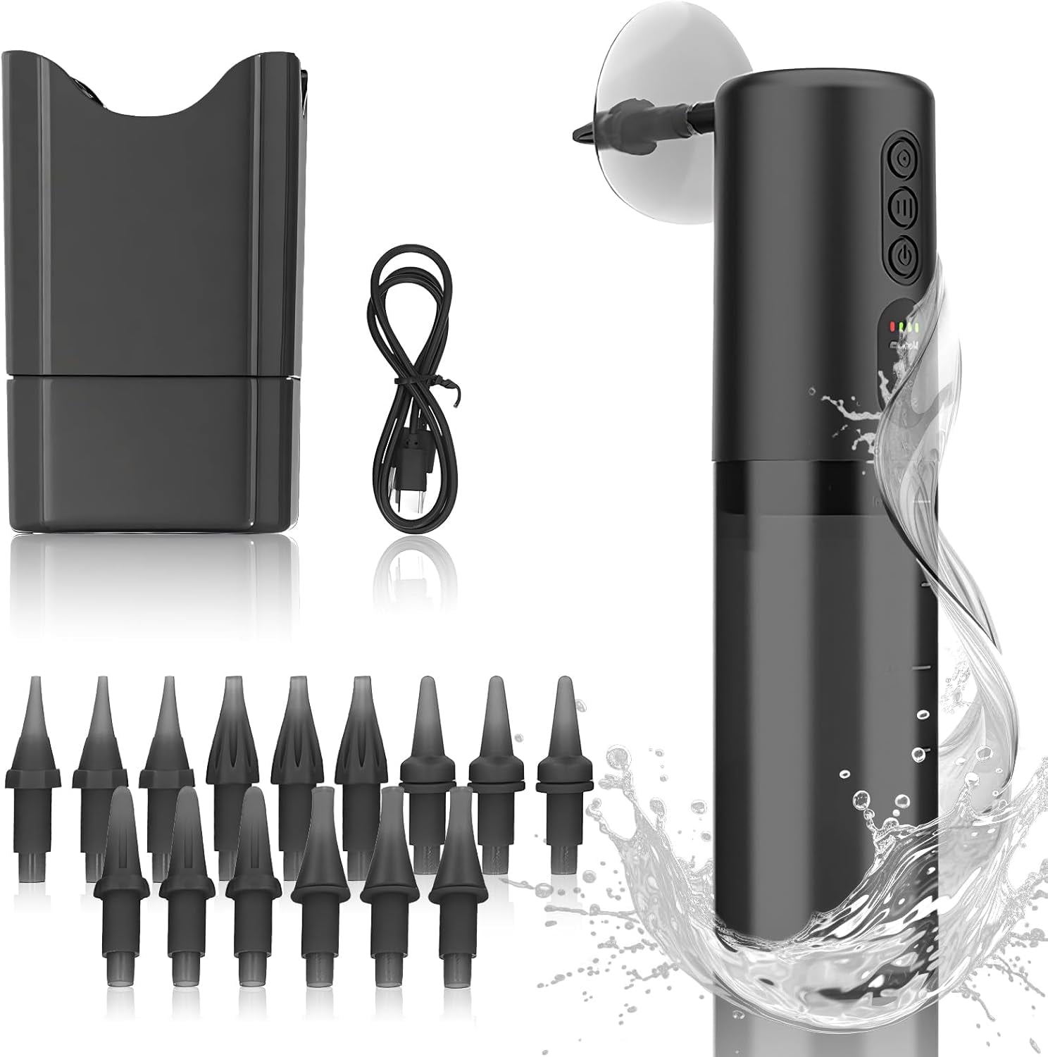 Electric Ear Wax Removal Kit, Ear Irrigation Flushing System with 4 ...