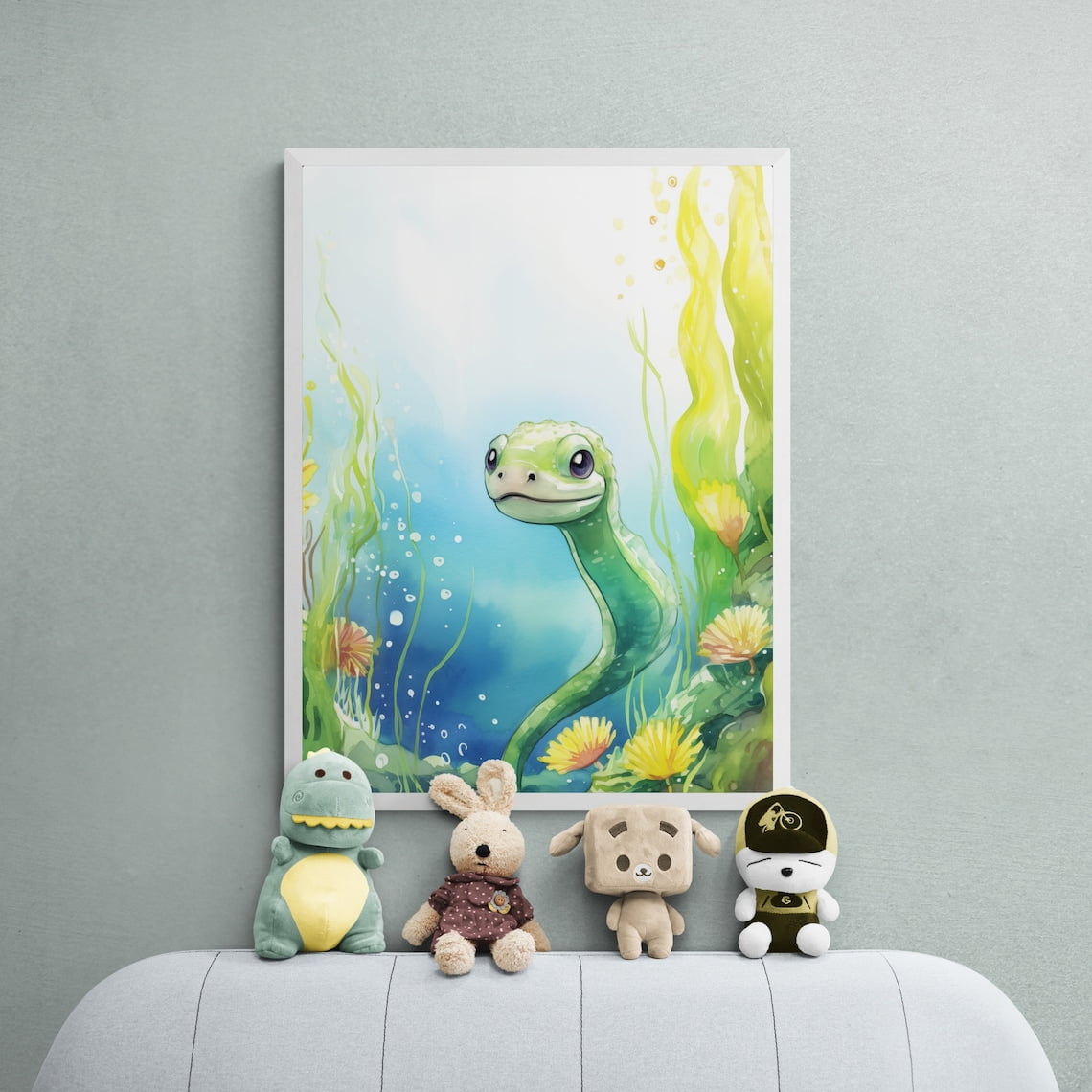 Electric Eel Print, Watercolor, Ocean Themed Nursery, Under The Sea ...