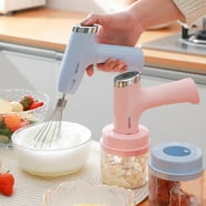 FOHERE Hand Mixer Electric 6 Speed 300W Turbo Stainless Steel for Easy ...