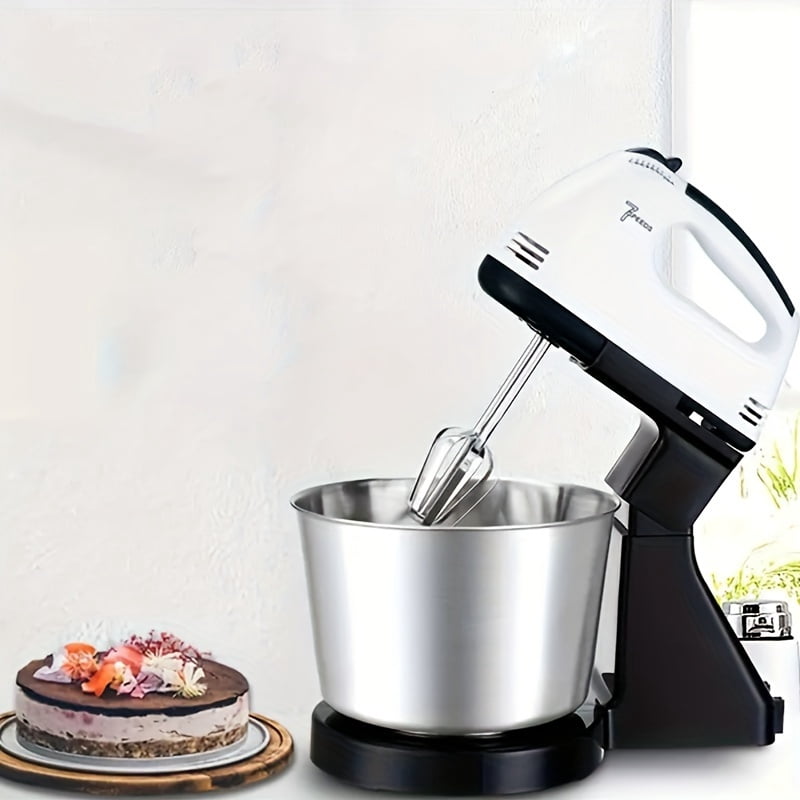 Electric Egg Beater - 3-in-1 Stainless Steel Mixer for Eggs, Cream ...