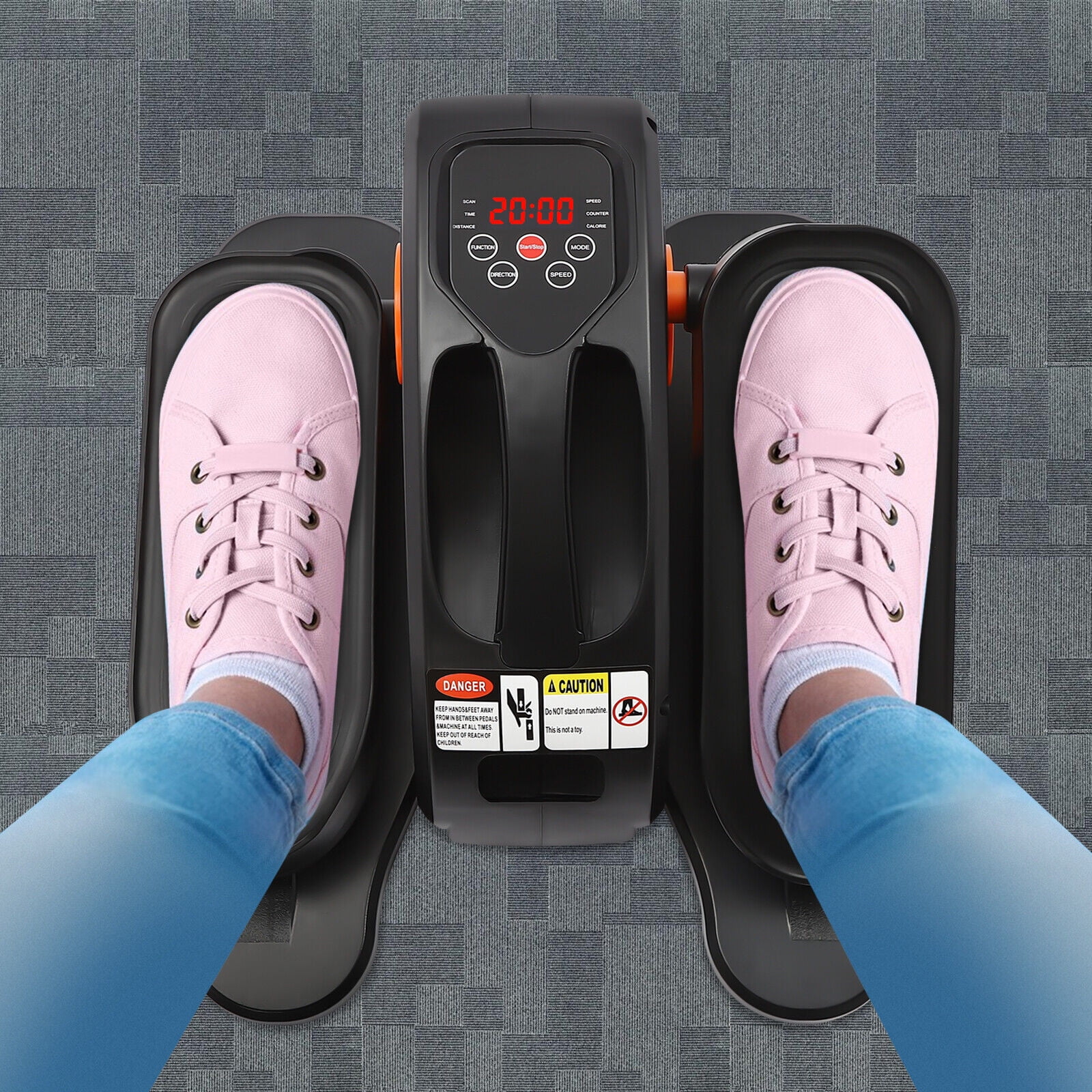 Electric Ellipse Leg Exerciser Under Desk Elliptical Machine, with ...