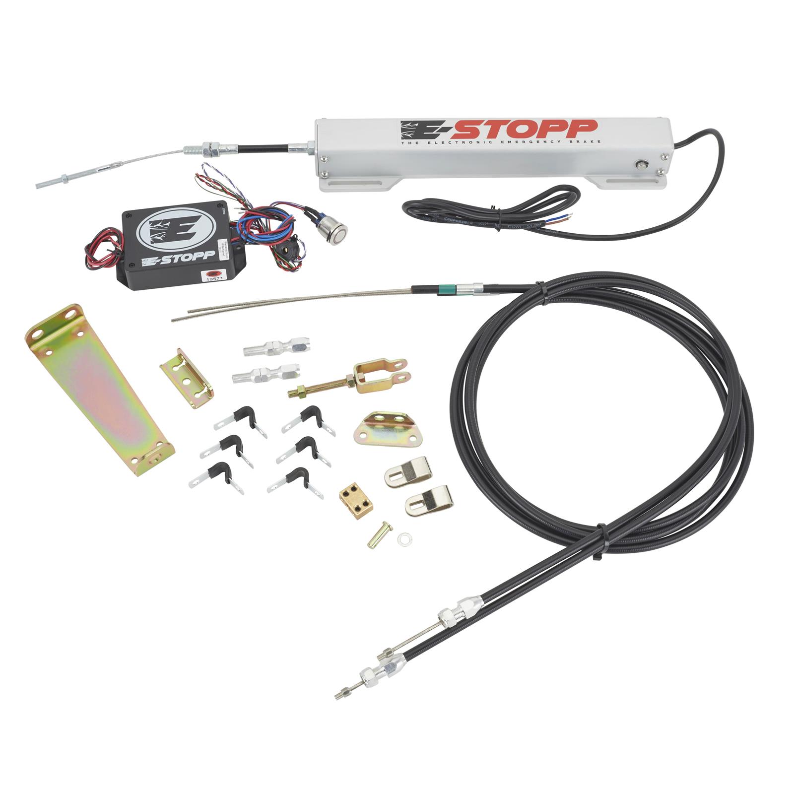 Electric Emergency Brake Kit with Cables and Brackets - Walmart.com