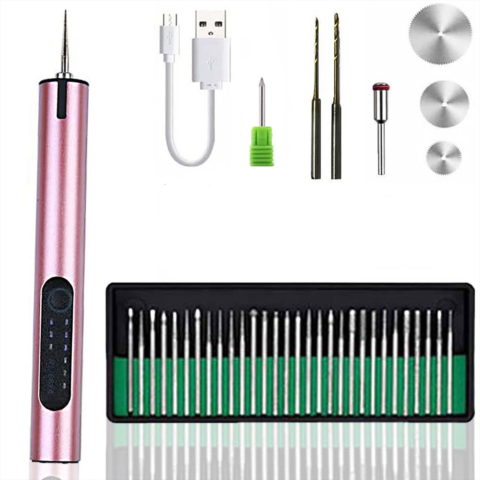 Electric Engraving Pen Portable Diy Rotary Engraver For Jewelry Wood ...