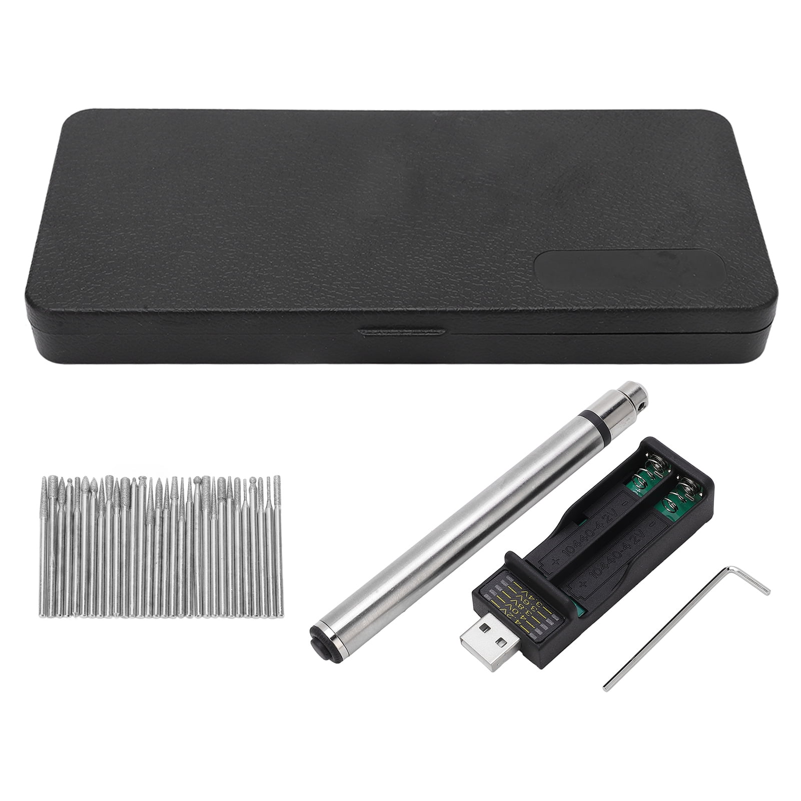 Electric Engraving Pen Rechargeable 3 Gear 5V Cordless Rotary Tool for ...