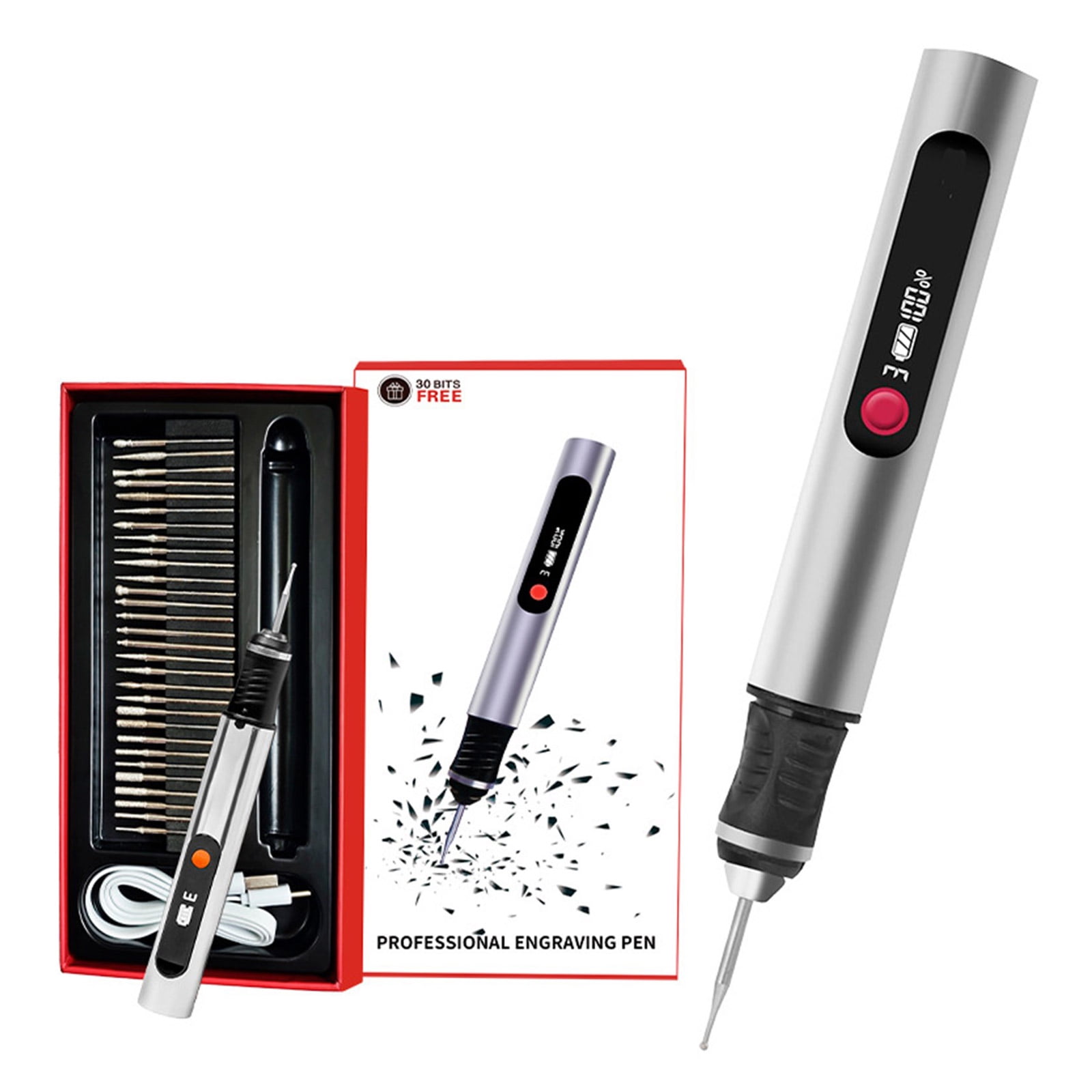 Electric Engraving Pen for DIYer Projects Cordless Electric Polisher ...