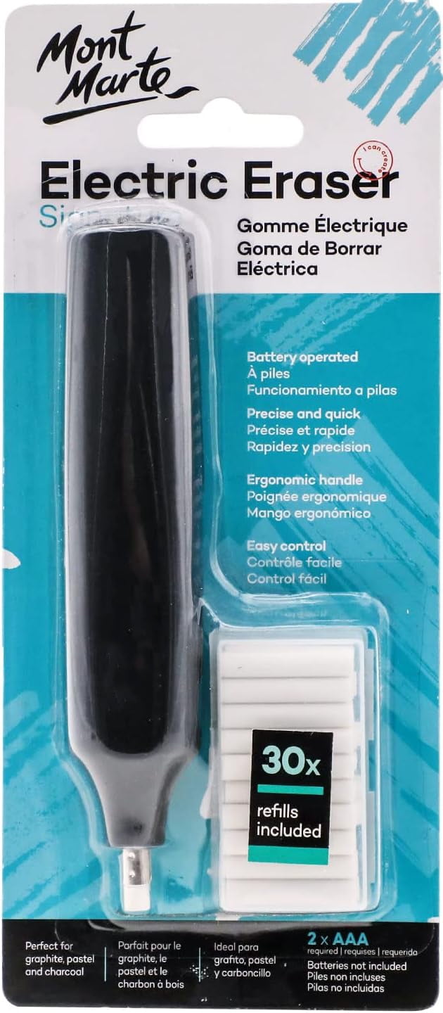 Electric Eraser, Includes 30 Eraser Refills. Suitable for use with ...