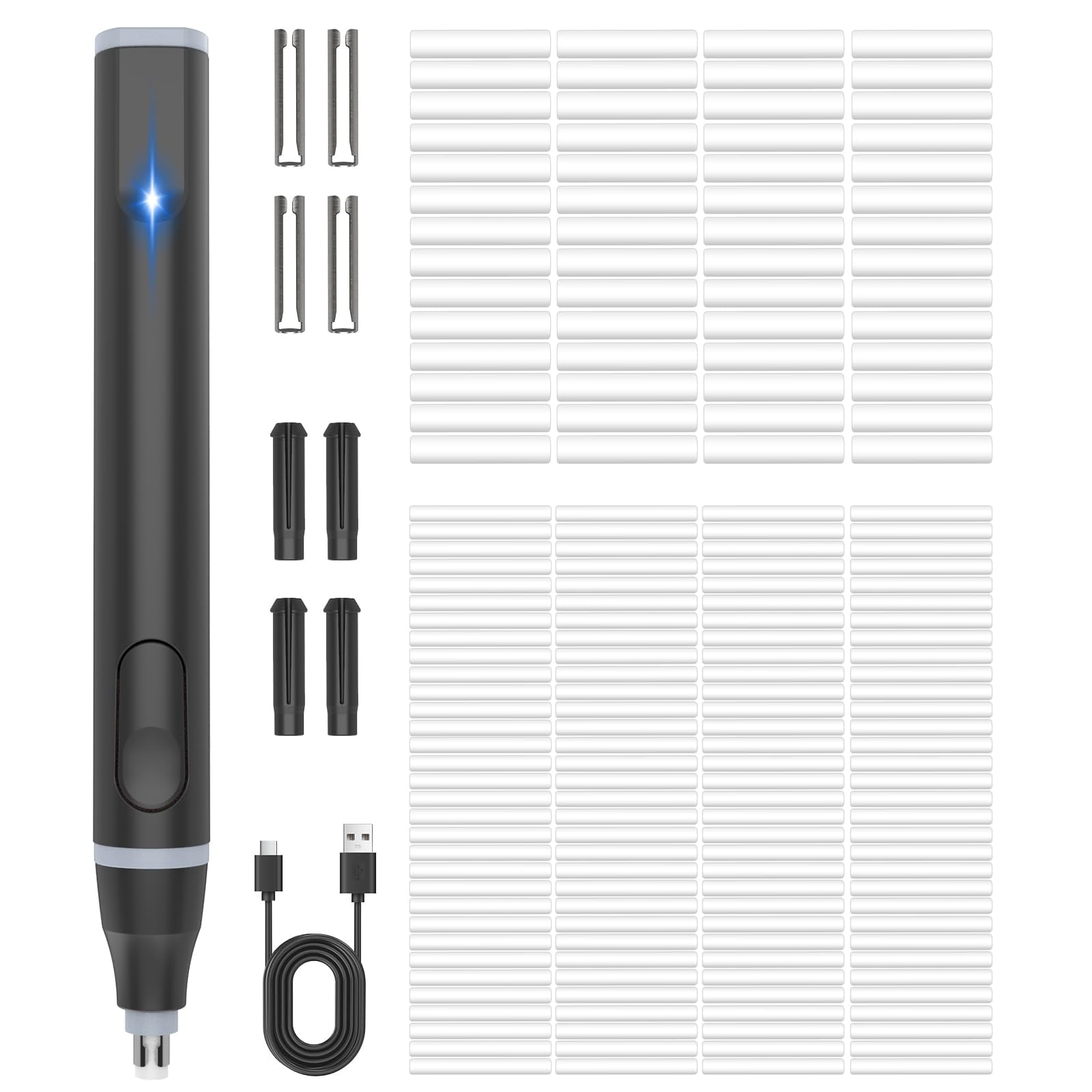 Electric Eraser, USB C Rechargeable Pencil Eraser with 220 Eraser ...