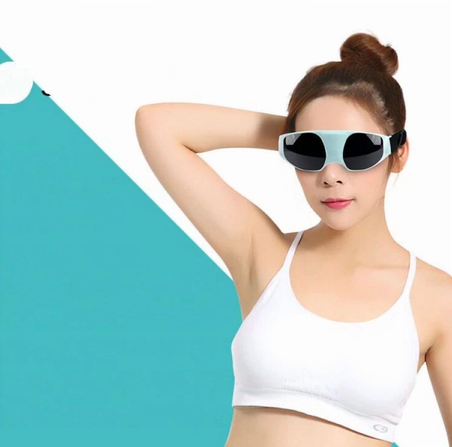 Electric Eye Care Massager Mask Migraine Vibration Magnetic Massage ...