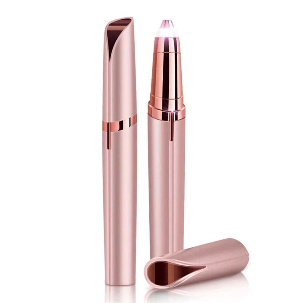 Electric Eyebrow Trimmer for Women, Painless Facial Hair Remover with ...