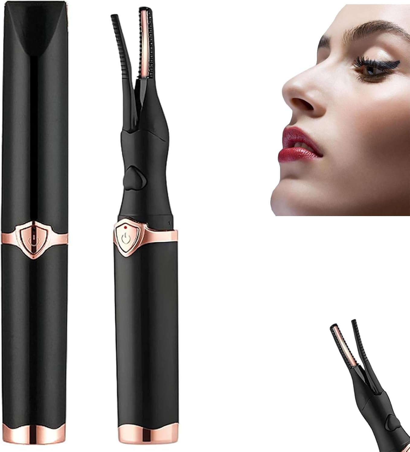Electric Eyelash Curler for Instant Glam, 2025 New Heated Eyelash ...