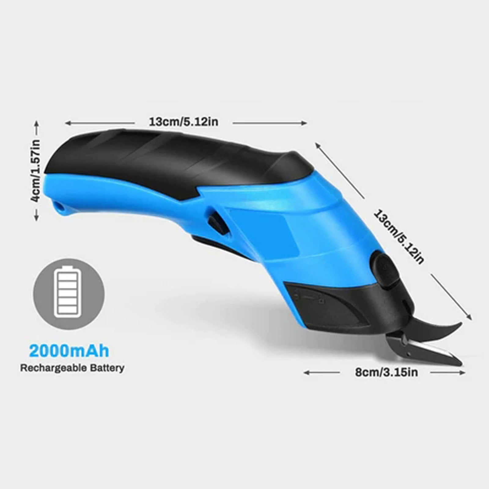 Electric Fabric Cutting Scissors - Portable Cordless and Corded ...