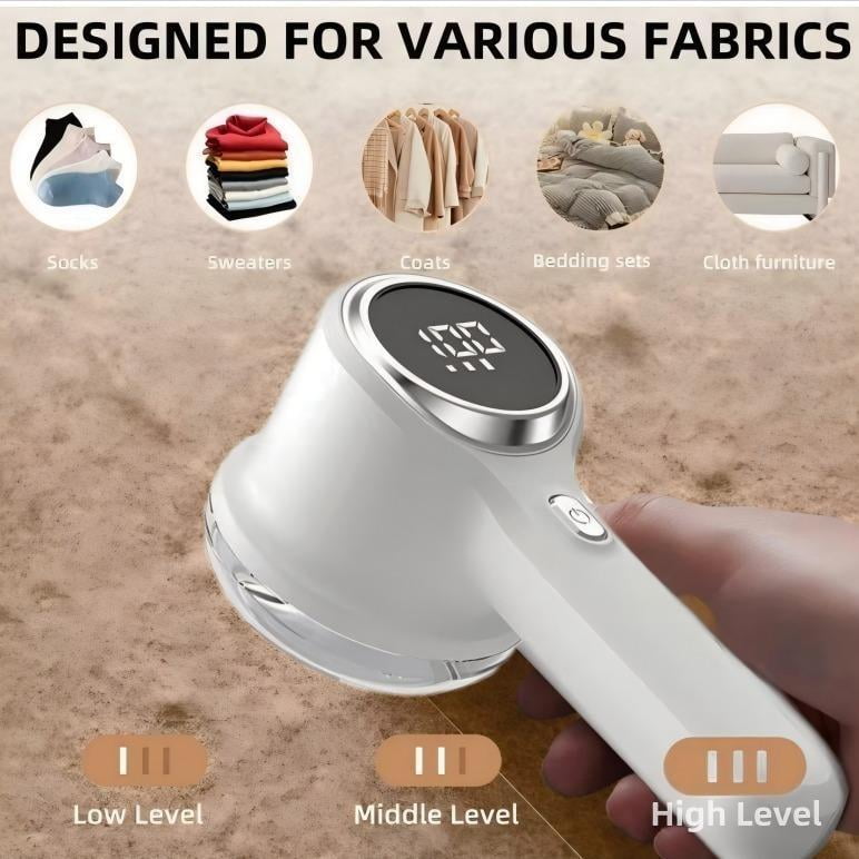 USB Rechargeable Fabric Shaver & Lint Remover - Electric Clothes ...