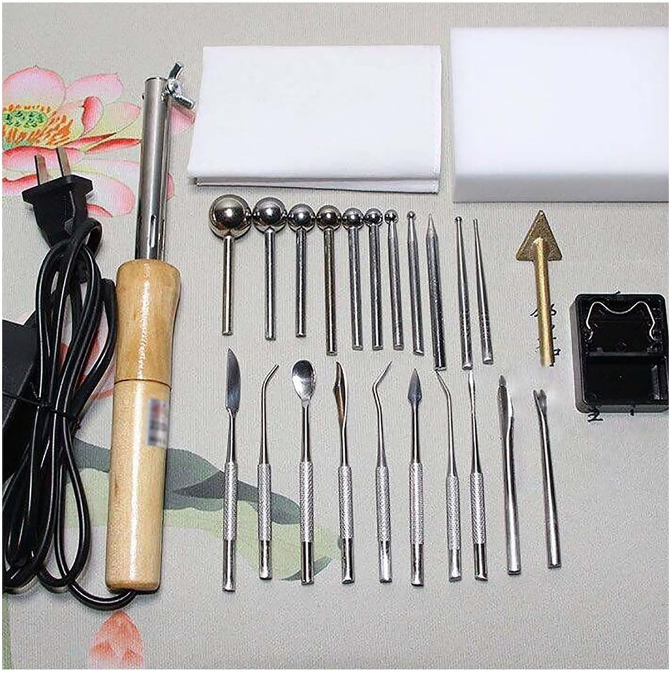 Electric Fabric Flower Maker, Adjustable Temperature Cloth Fabric ...