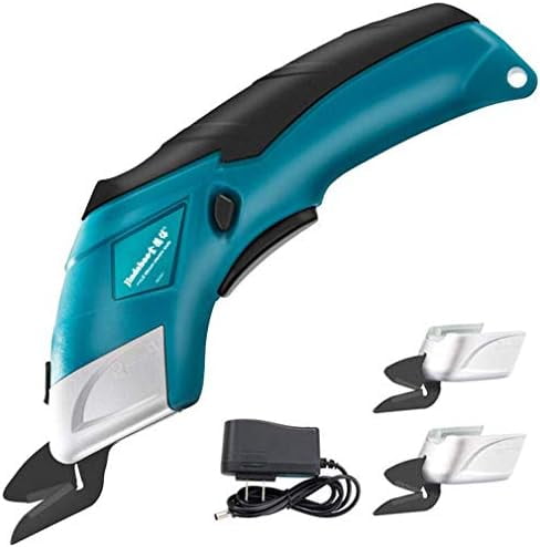 Electric Fabric Scissors Rechargeable Cordless Fabric Shears with 2 ...