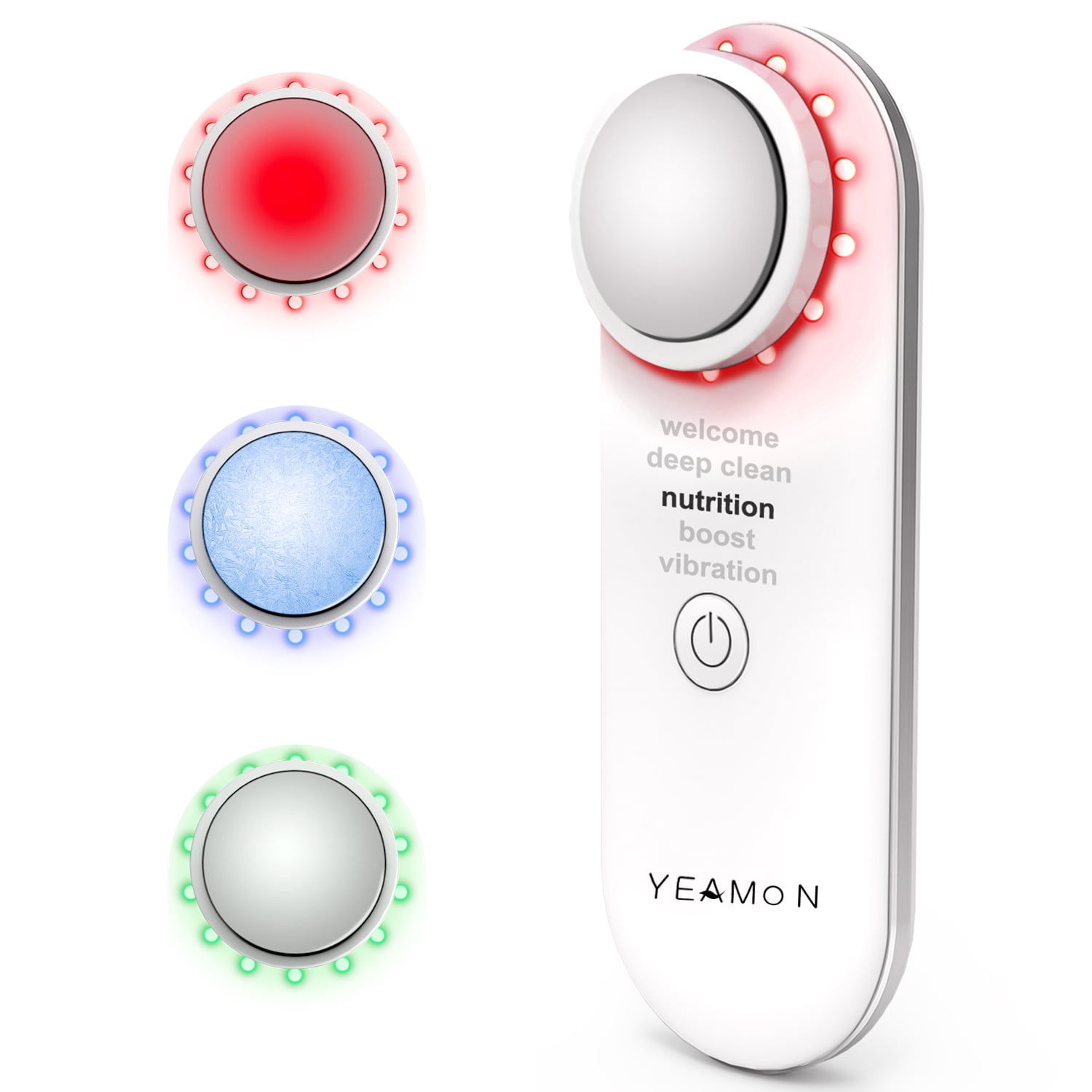 Yeamon Electric Face Massager, Hot/Cold Skin Care, Anti Aging, Deep ...