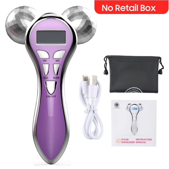 Electric Facial Beauty Instrument Micro Current Face Lifting Roller ...