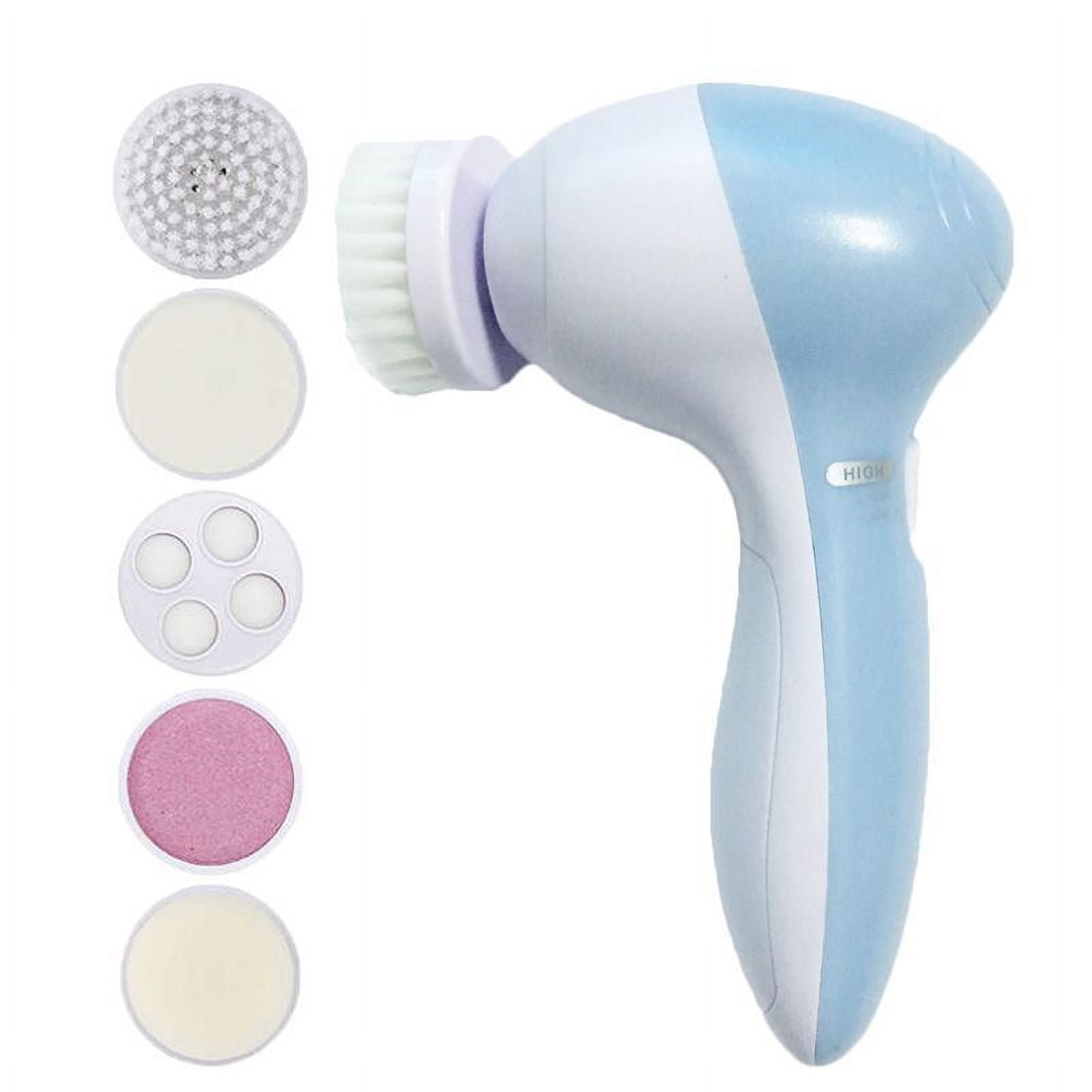 Electric Facial Cleaner 5 IN 1 Face Cleansing Brush Wash Machine Spa ...