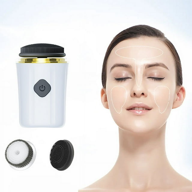Electric Facial Cleansing Brush, Face Brush Scrubber Facial Exfoliator ...