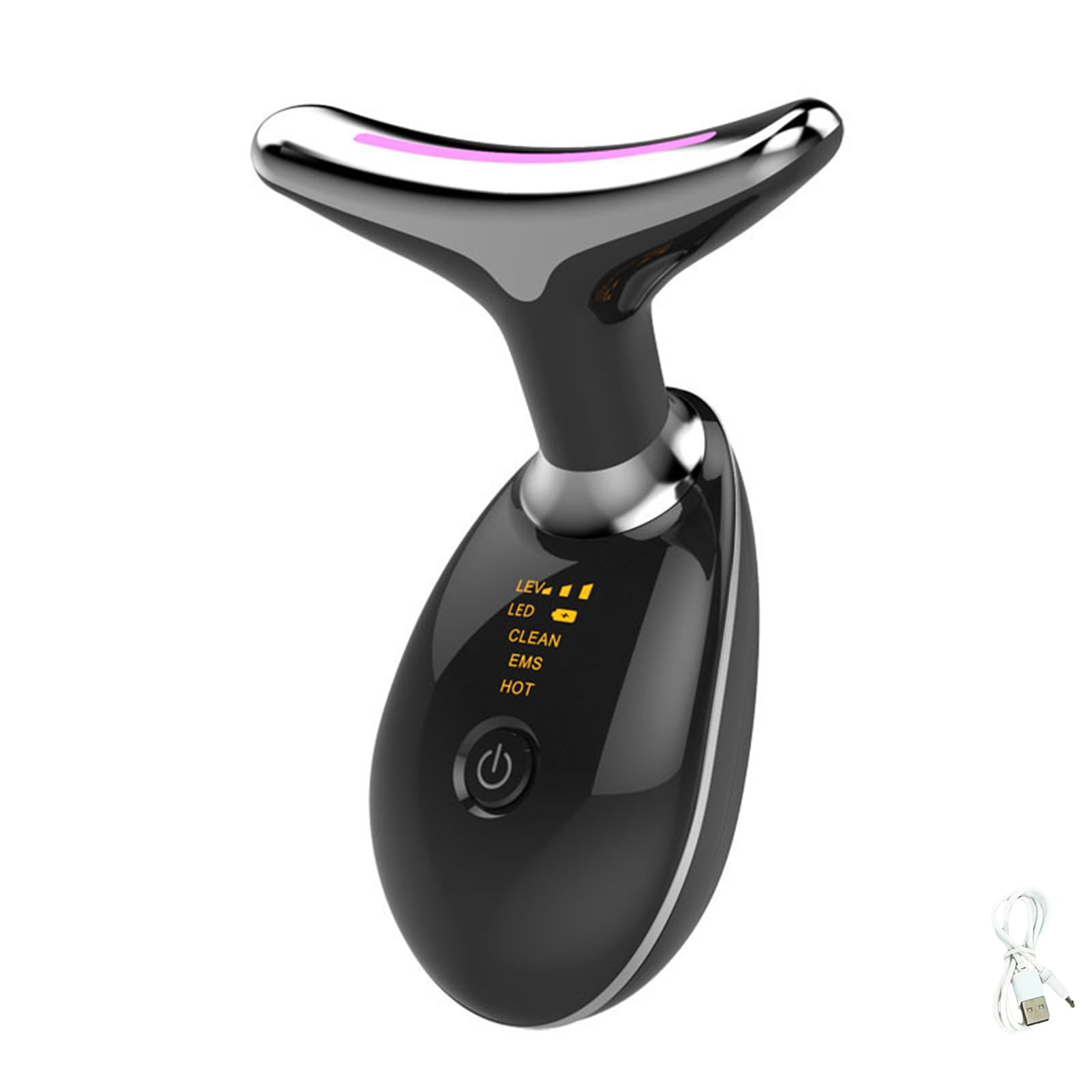 Electric Facial Massager Intense Pulsed Light Wrinkles Reducing 37 Colors Rechargeable Skin