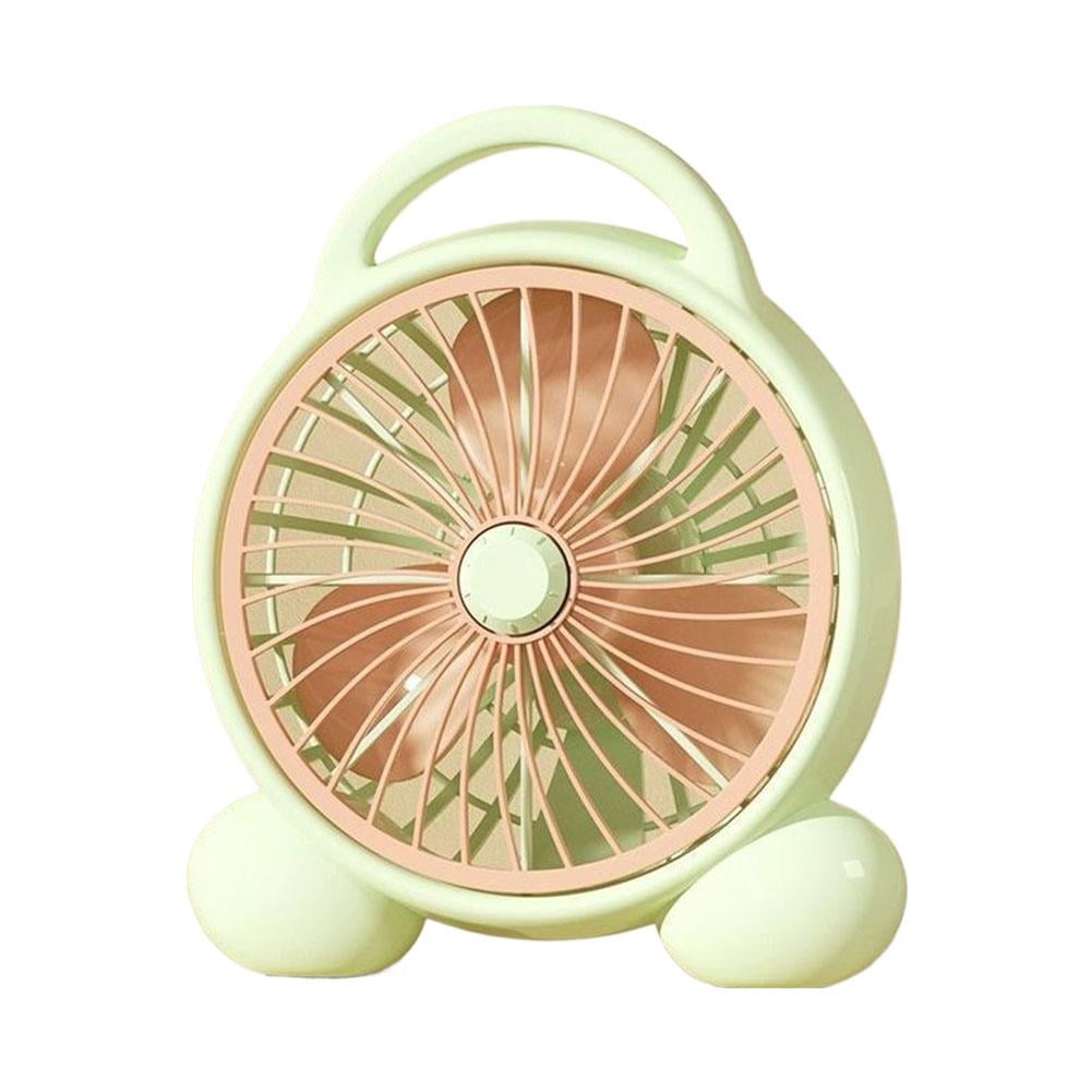 Electric Fan Desktop Flip Fan Light Sound Desktop Fan Small Dormitory ...
