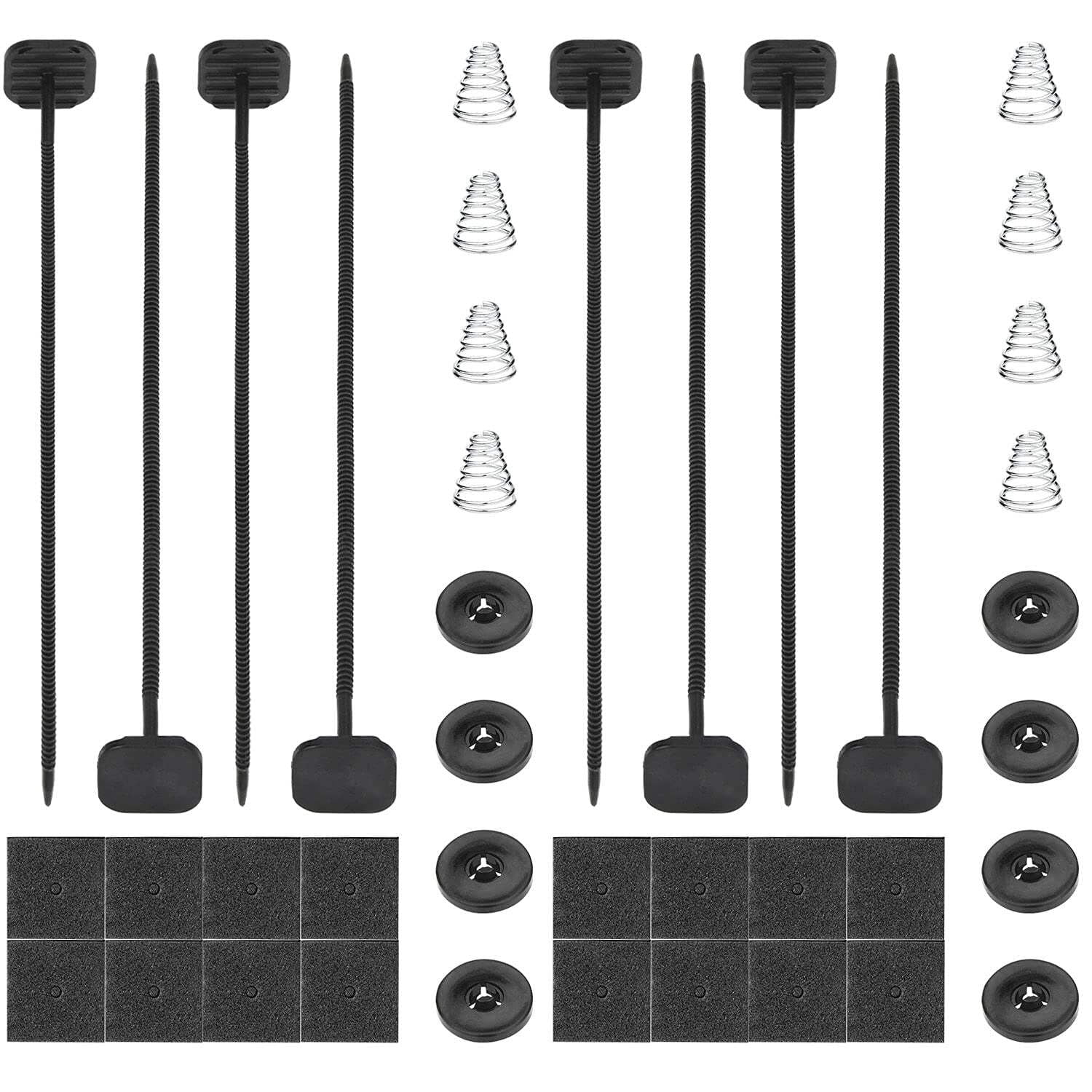 Electric Fan Installation Zip Tie Straps Corner Tabs Mounting Feet Kit ...