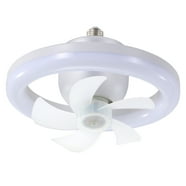Dextrus Tropical 52-Inch Ceiling Fan with Palm Leaf Blades, LED Lights ...