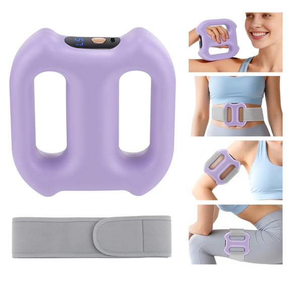 Electric Fascia Ring Massager with Belt, 5 Intensities & 3 Modes, Deep ...