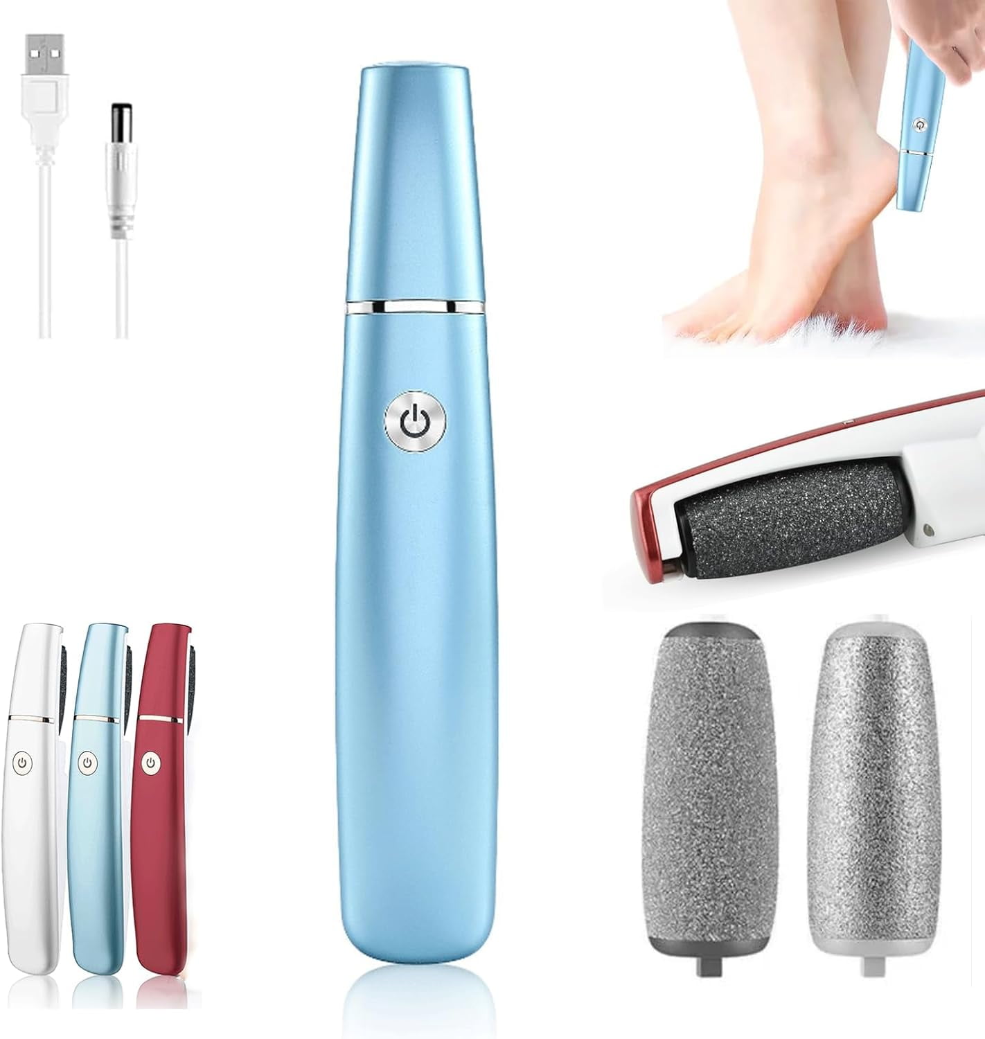 Electric Feet Callus Remover, Electronic Tool File and Callus Remover ...