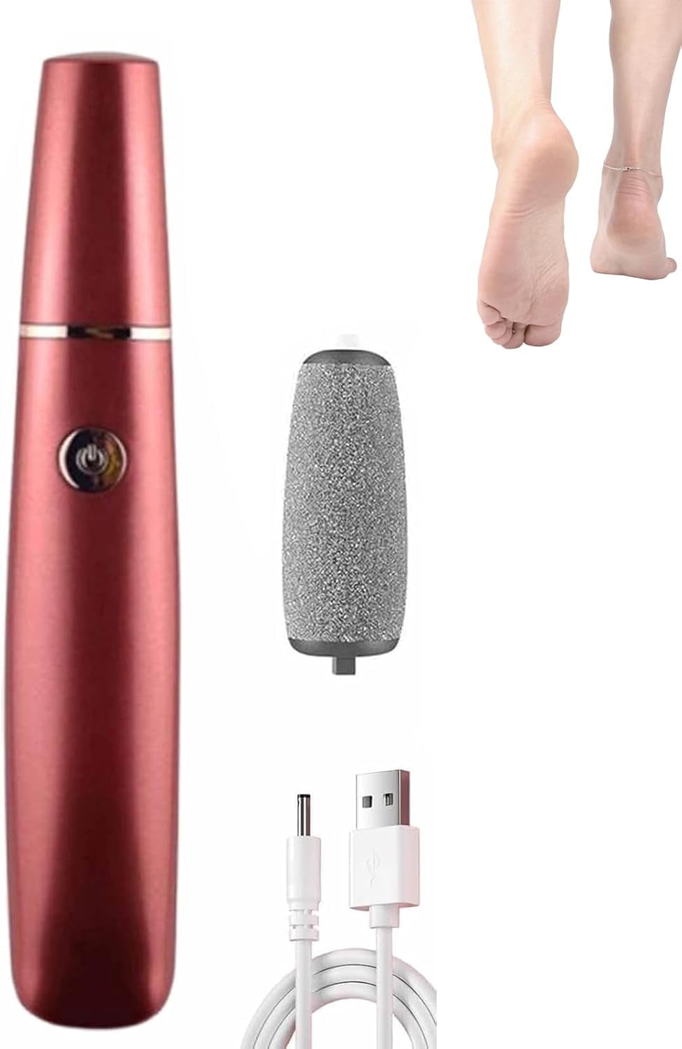 Electric Feet Callus Remover, New Electric Foot Scrub, Multi-Function ...