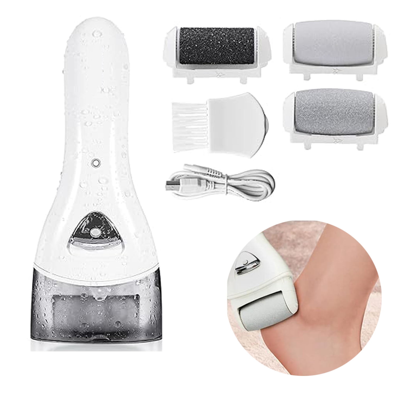Electric Feet Callus Removers Rechargeable,Portable Electronic Foot ...