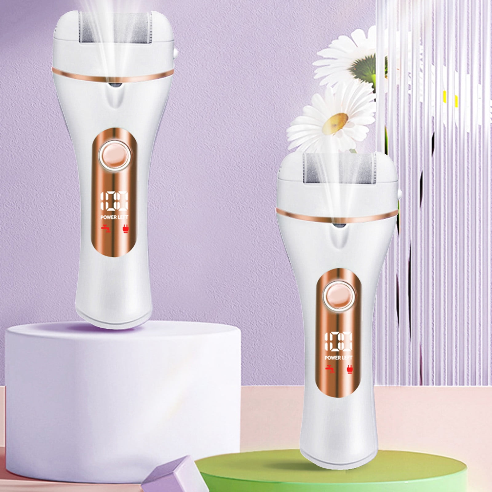 MNBFYX Electric Feet Callus Removers Rechargeable Portable Electronic ...