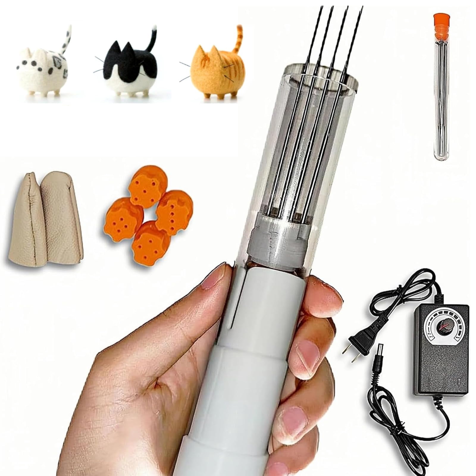Electric Felting Needle Machine, With 1-7 Needles, Speed Control/Easy ...