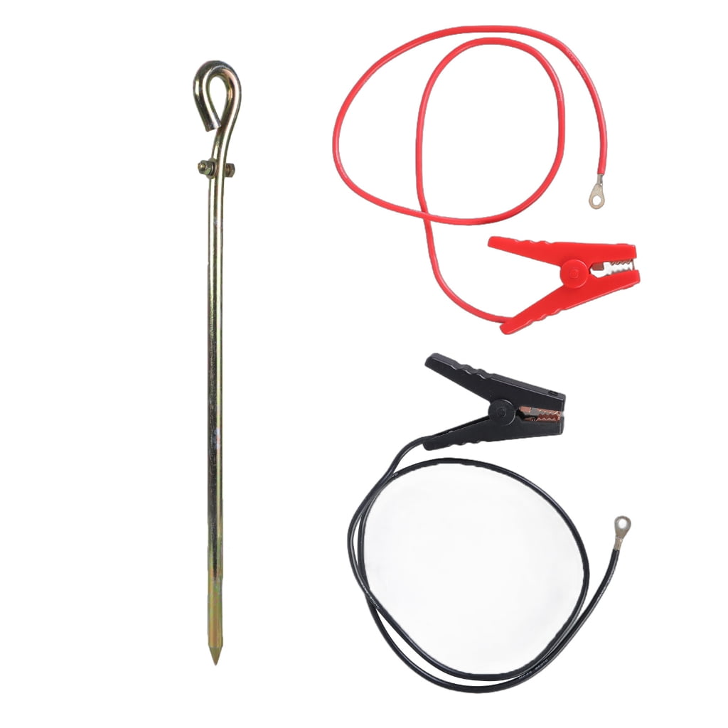 Electric Fence Grounding Rod Kits Solar Powered Energizers Connection ...